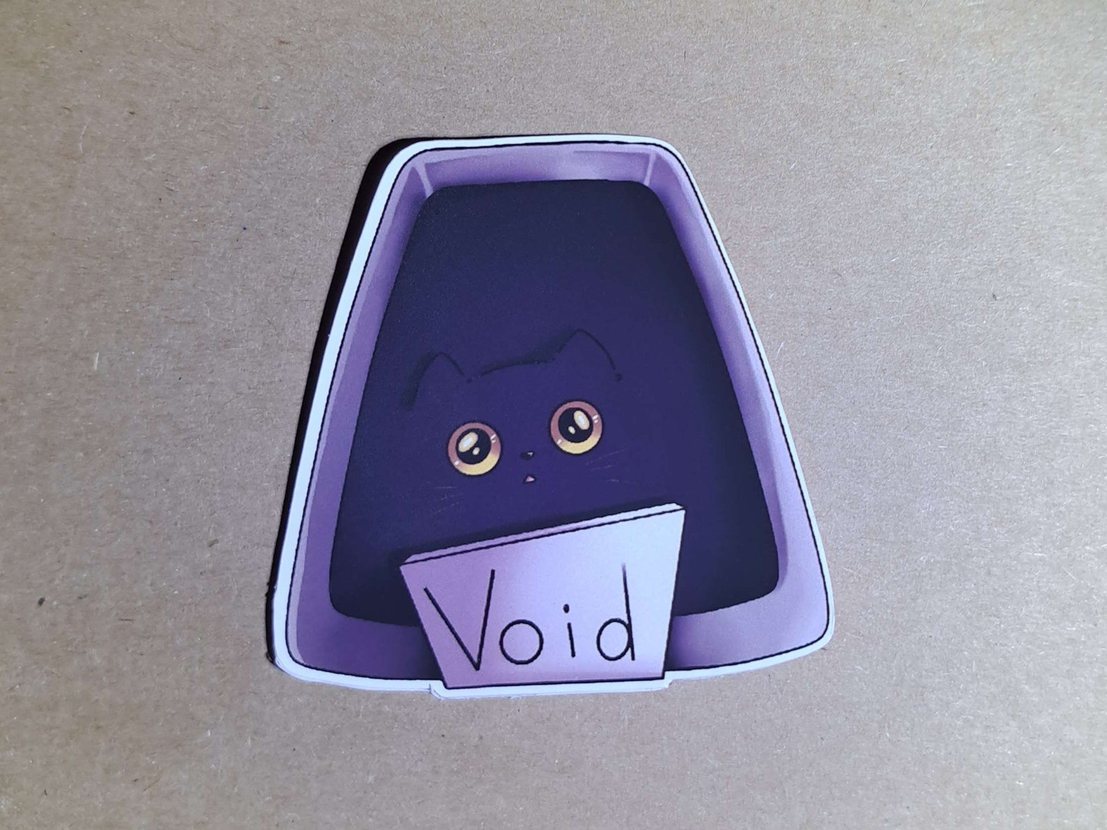 Void Cat Meme Sticker - Etsy