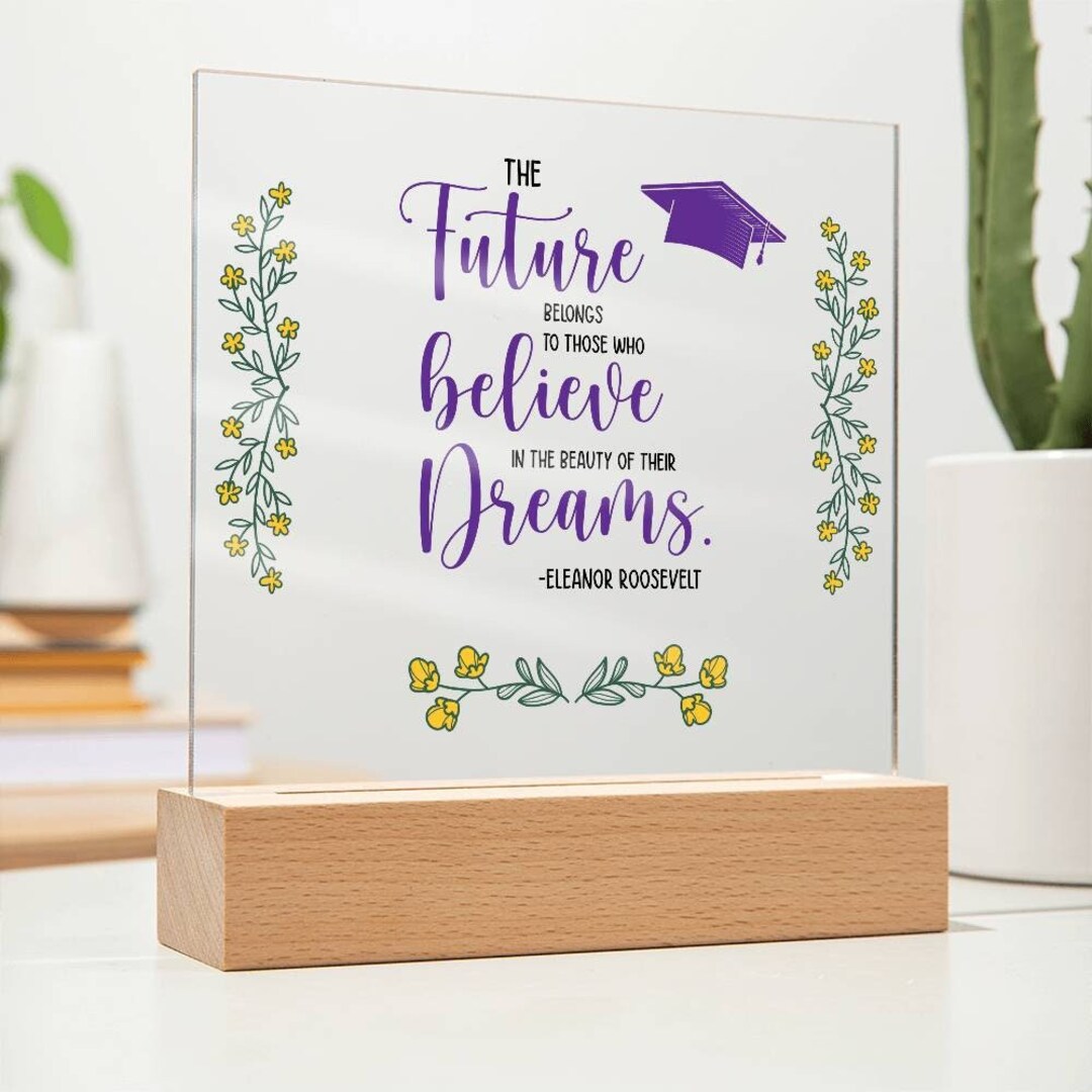 Personalized Graduation Plaque | Class of 2024 High School Grad Gift ...