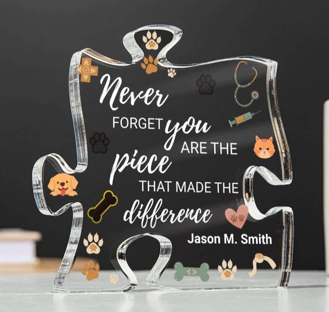 Personalized Vet Retirement Gift – Appreciation for Veterinarian, Vet ...