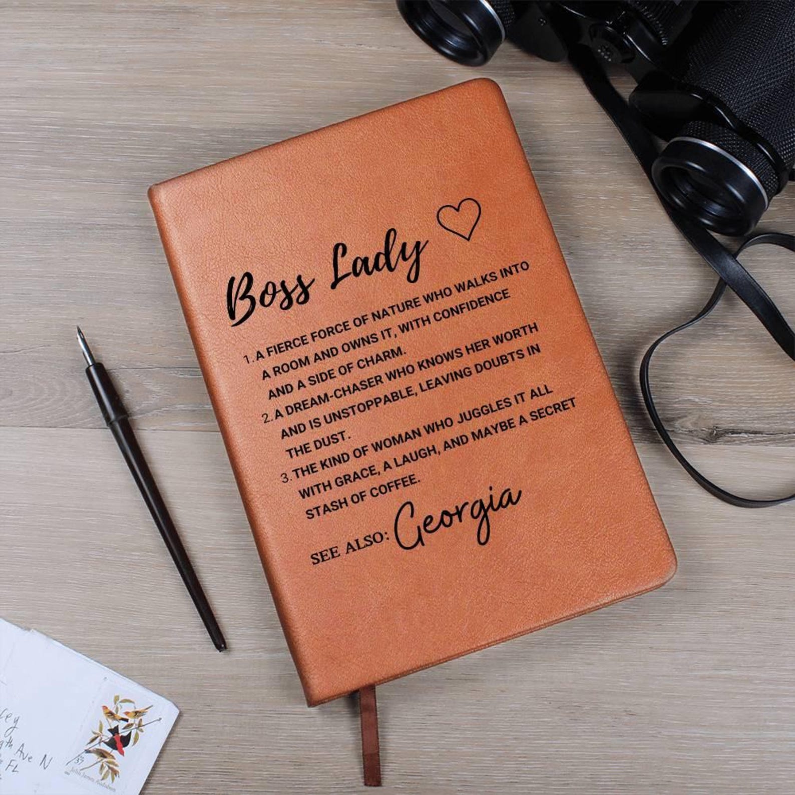 Boss Lady Definition Journal, Gift for Female Boss, Female Manger Gifts ...