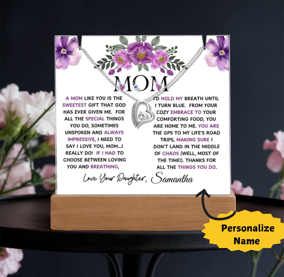 Personalized Mom Keepsake Bundle, Mother's Day Gifts, Birthday ...