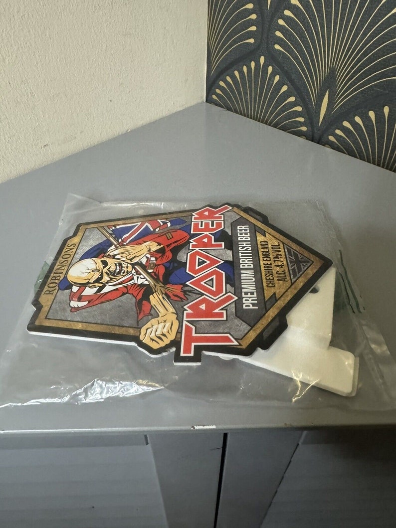 Iron Maiden Trooper Bar Beer Pump Clip Plastic Robinsons Brand New - Etsy