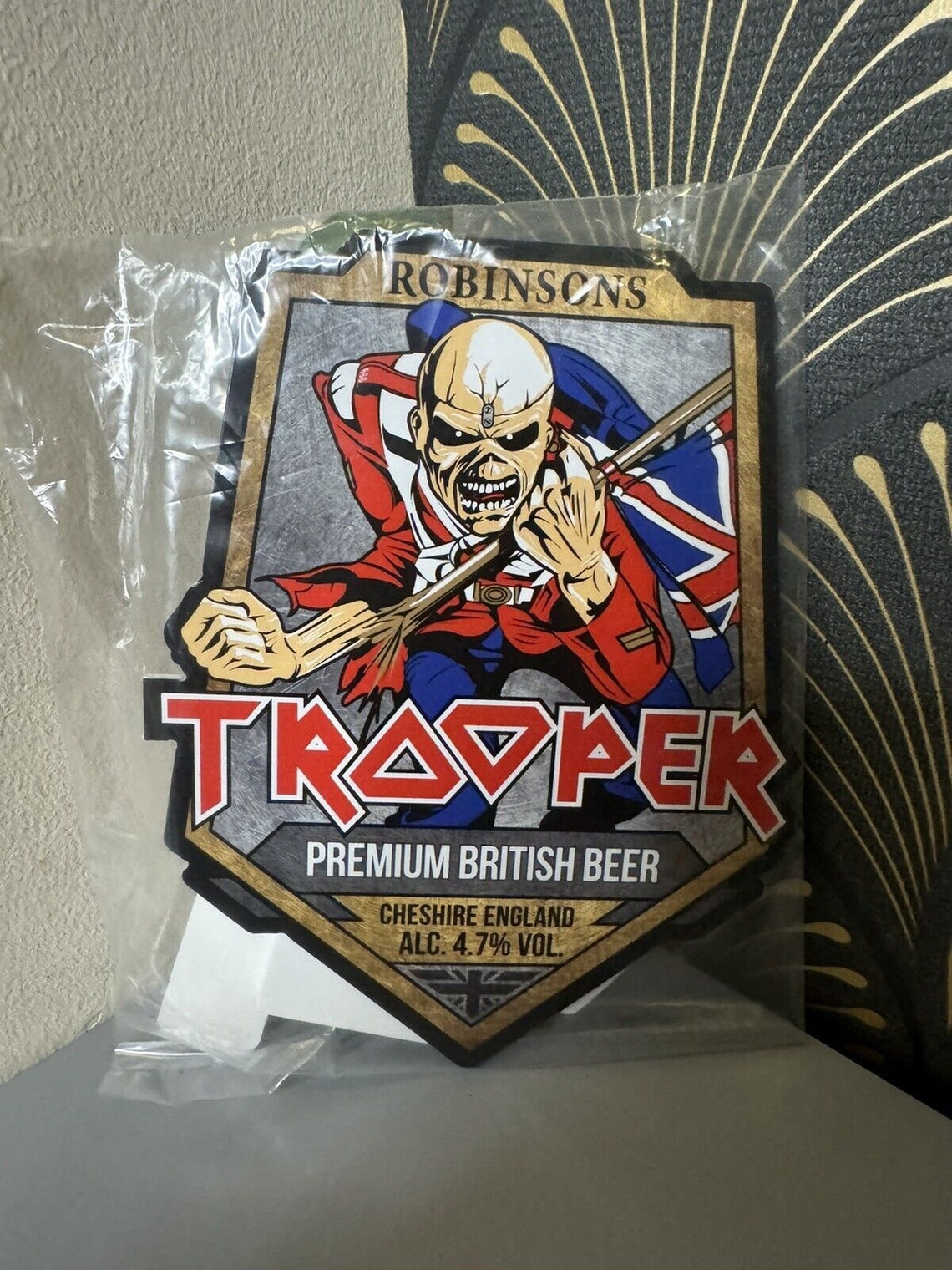 Iron Maiden Trooper Bar Beer Pump Clip Plastic Robinsons Brand New - Etsy
