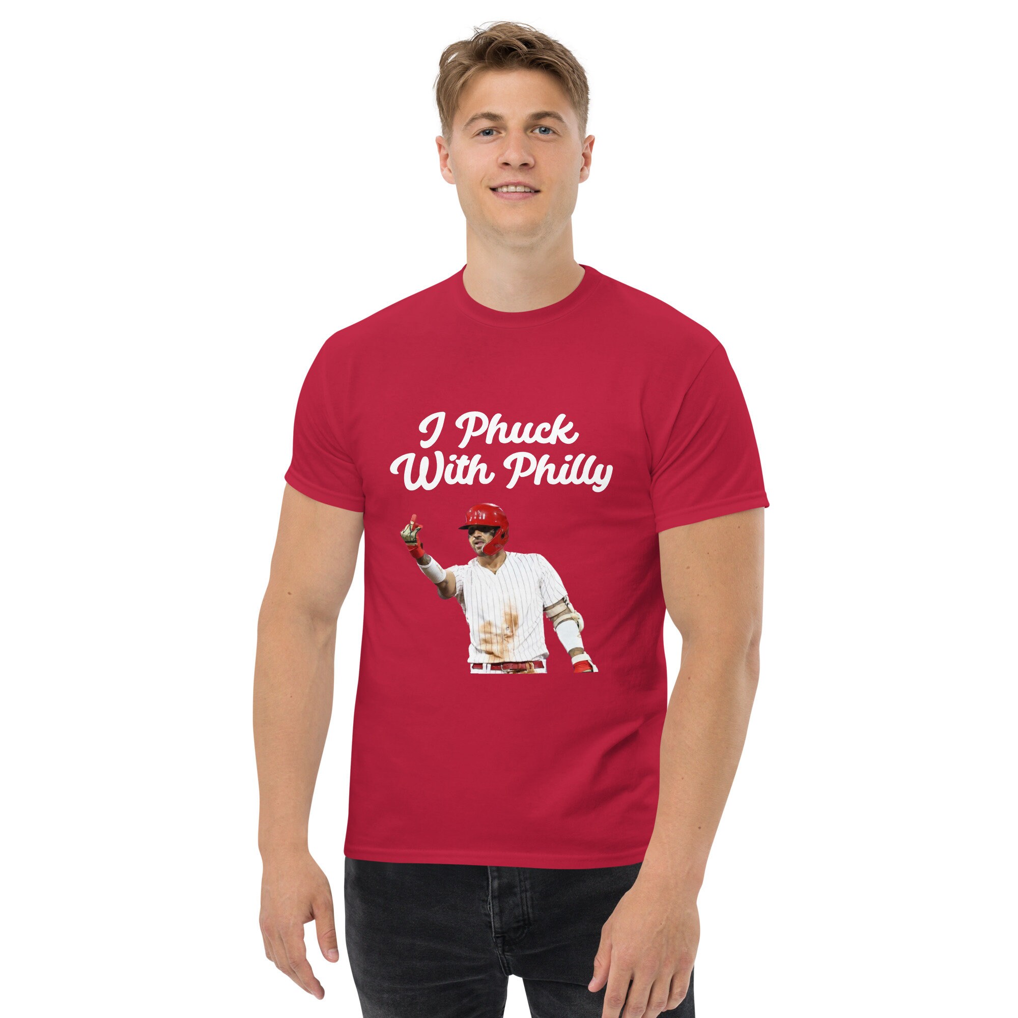 I Phuck With Philly - Nick Castellanos Phillies Tshirt (white Text) - Etsy