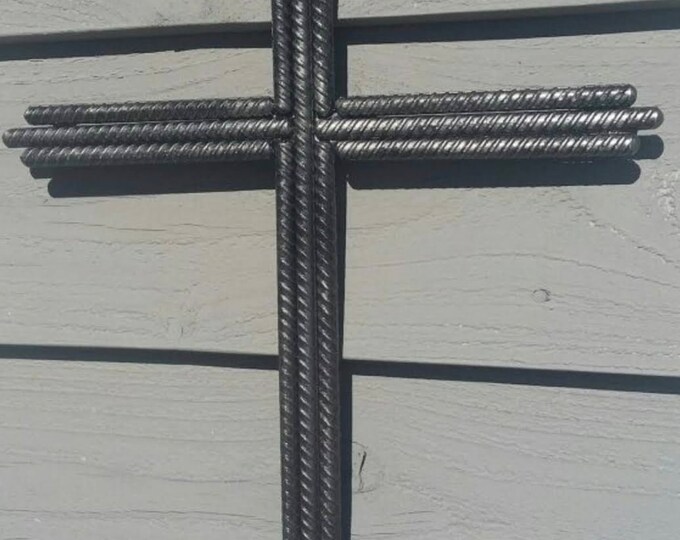 Rebar Metal Cross - Etsy