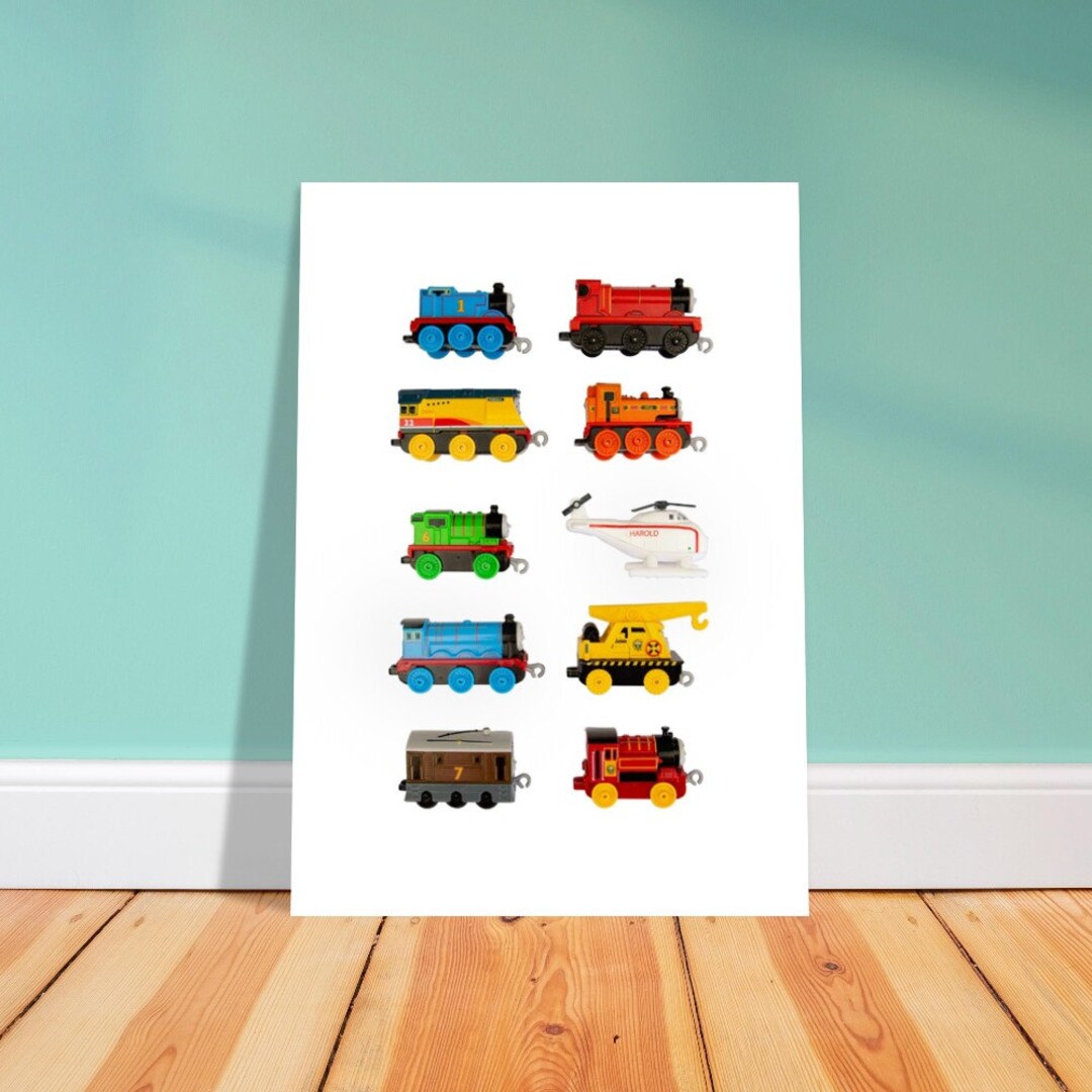 Photographic Thomas the Tank Engine Poster Physical Print - Etsy