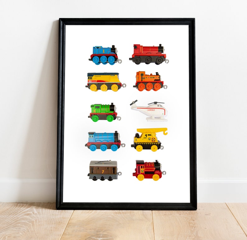 Photographic Thomas the Tank Engine Poster Physical Print - Etsy