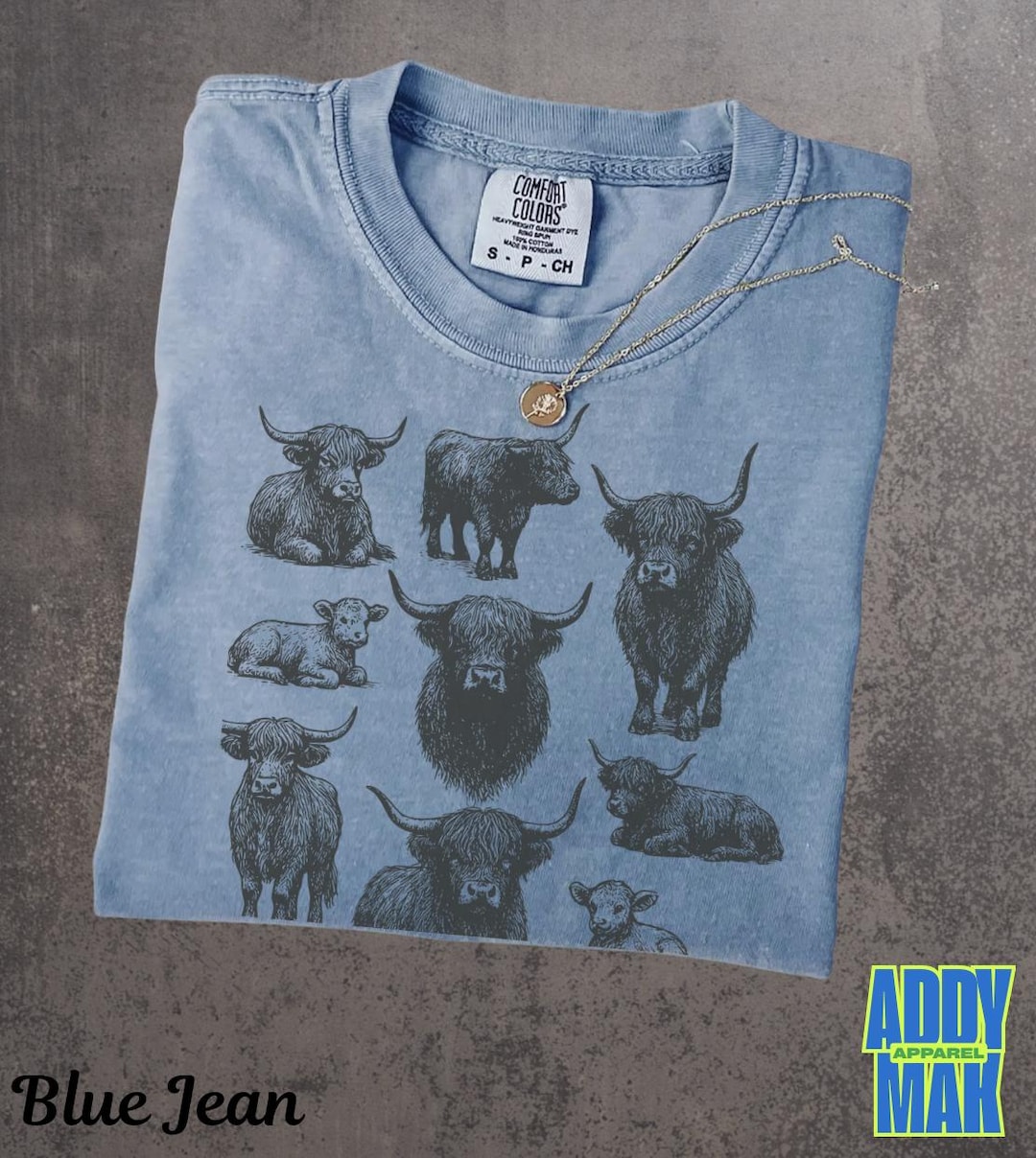 Highland Cows 90s Vintage Tattoo Style Tshirt, Retro Comfort Colors ...