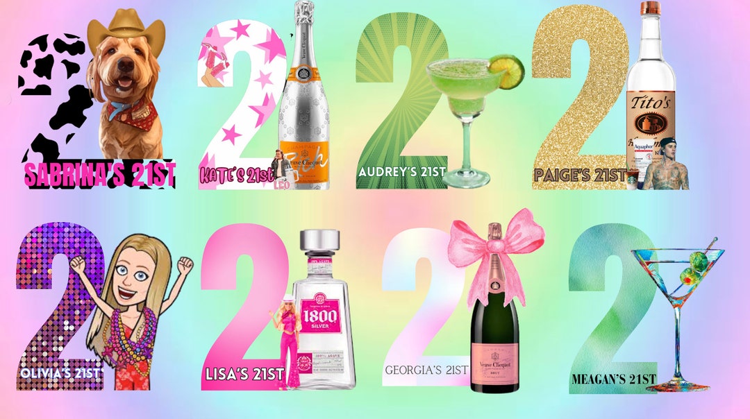 21st Birthday Digital PDF Sign - Etsy