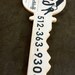 Solid Hard Maple Wood Key Sign With Epoxy Inlay for Realtors - Etsy