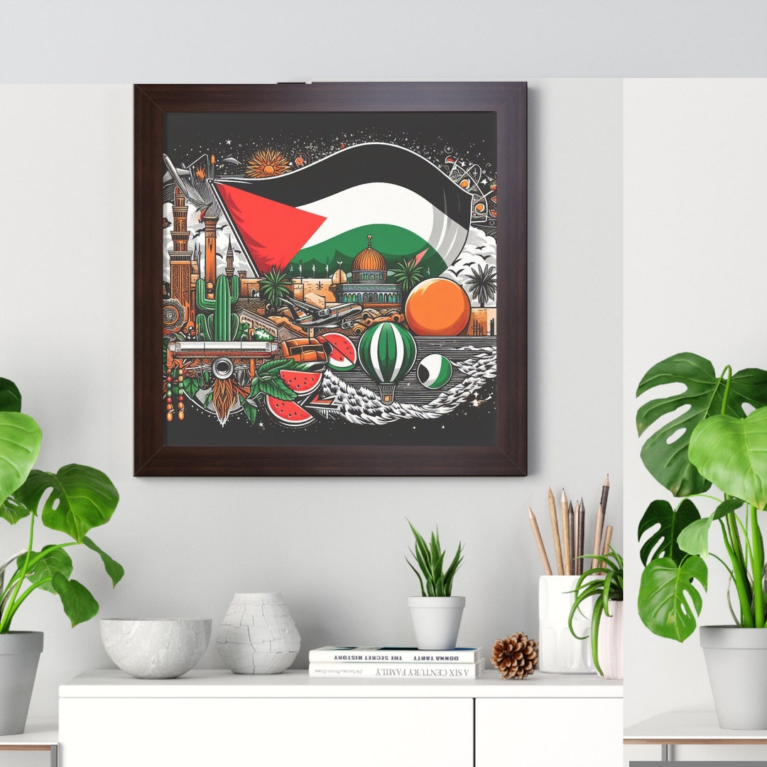 Palestinian Cultural Art Print - Digital Download | Palestine Flag ...