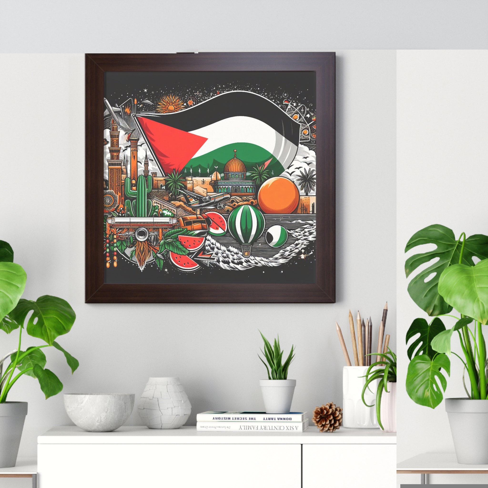Palestinian Cultural Art Print - Digital Download | Palestine Flag ...