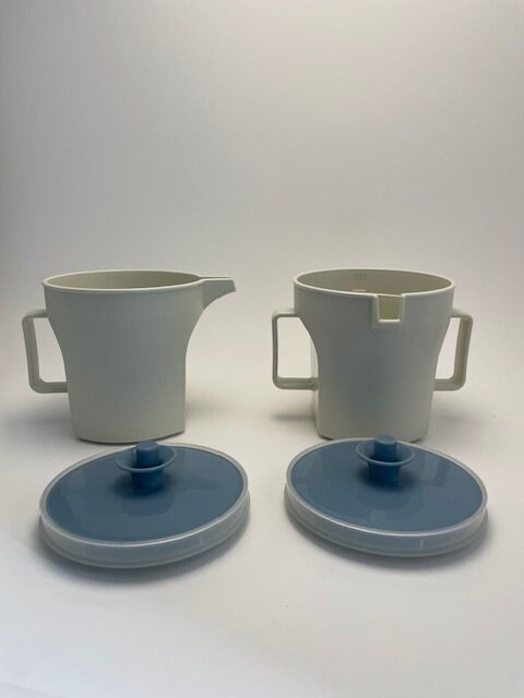 Vintage Tupperware Sugar and Creamer Set - Etsy