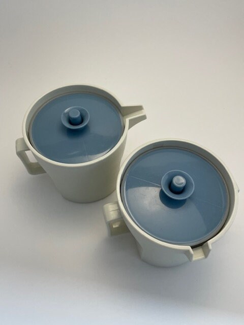 Vintage Tupperware Sugar and Creamer Set - Etsy
