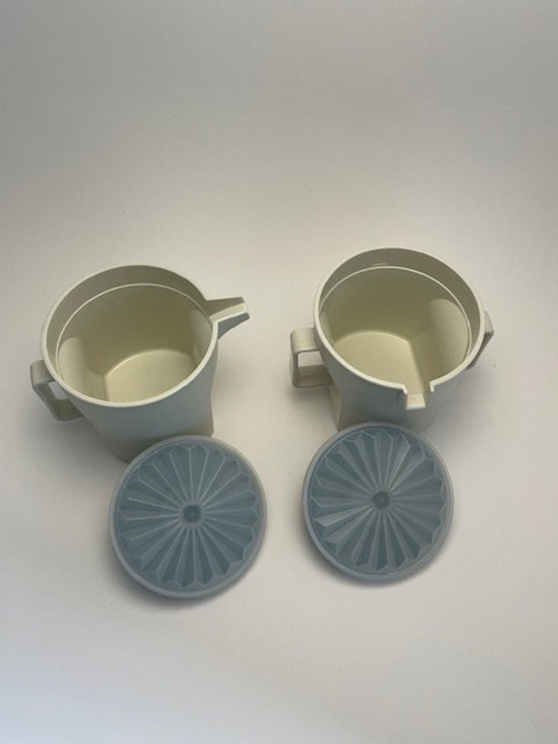 Vintage Tupperware Sugar and Creamer Set - Etsy