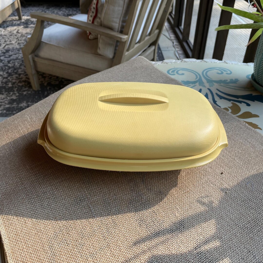 Vintage Tupperware Rice Pasta Cooker Circa 1980s Old Gold Harvest Gold ...