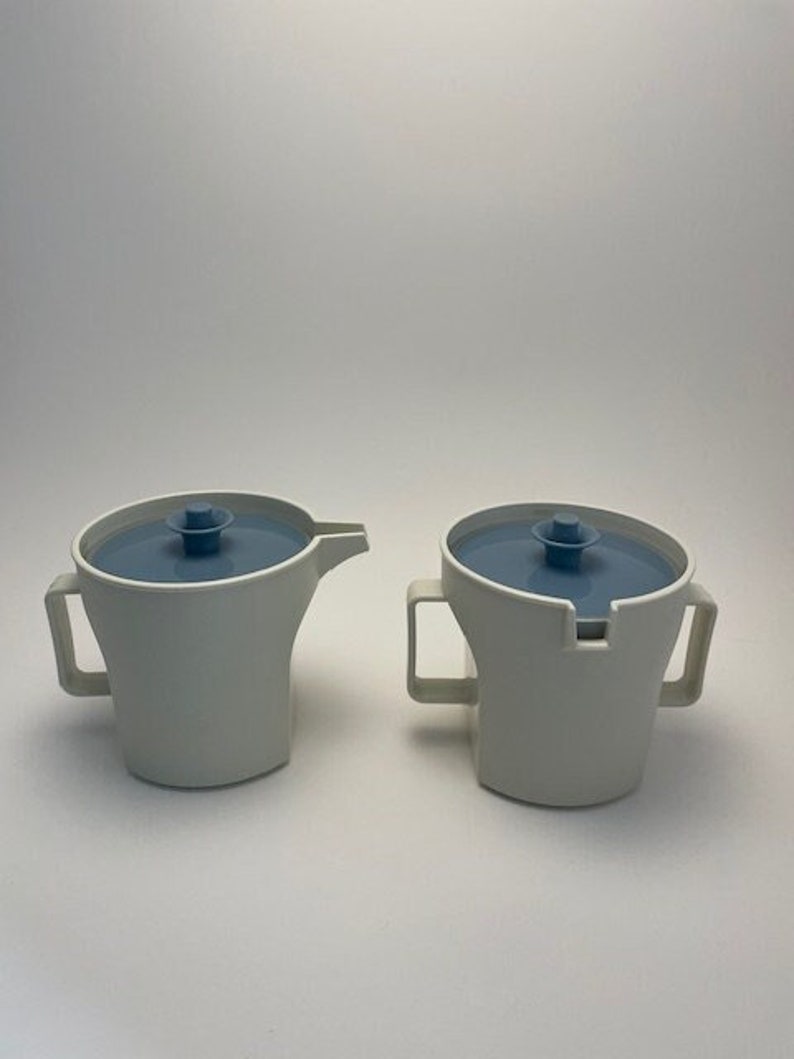 Vintage Tupperware Sugar and Creamer Set - Etsy