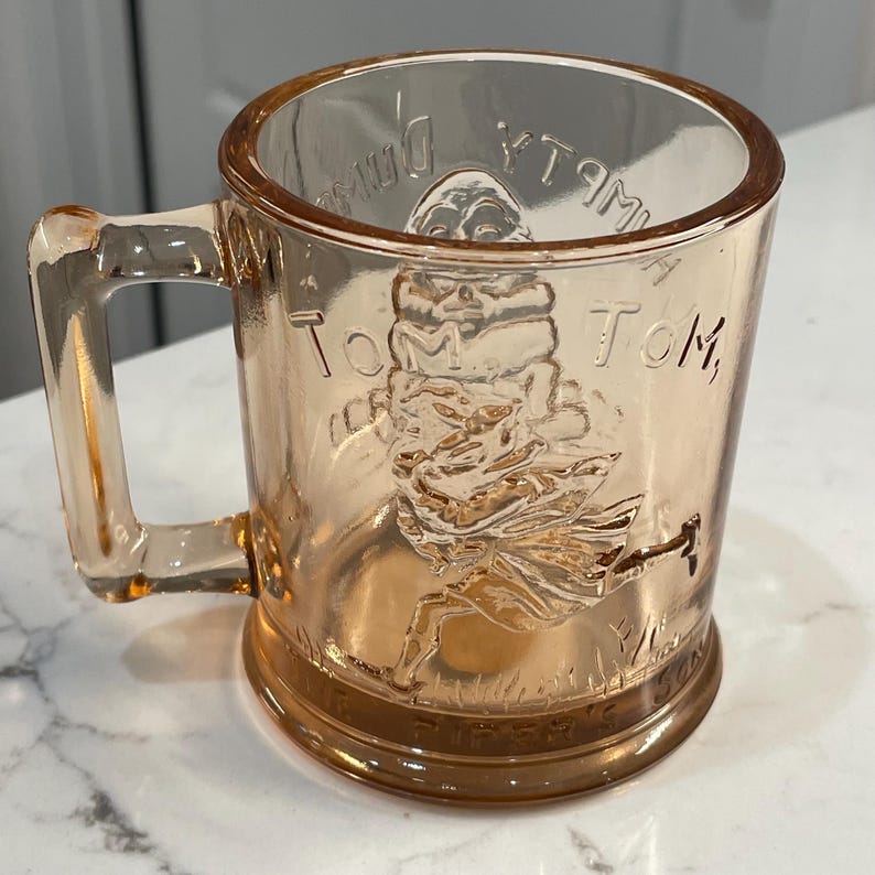 Vintage 1930s Tiara Glass Nursery Rhyme Mug, Humpty Dumpty - Etsy