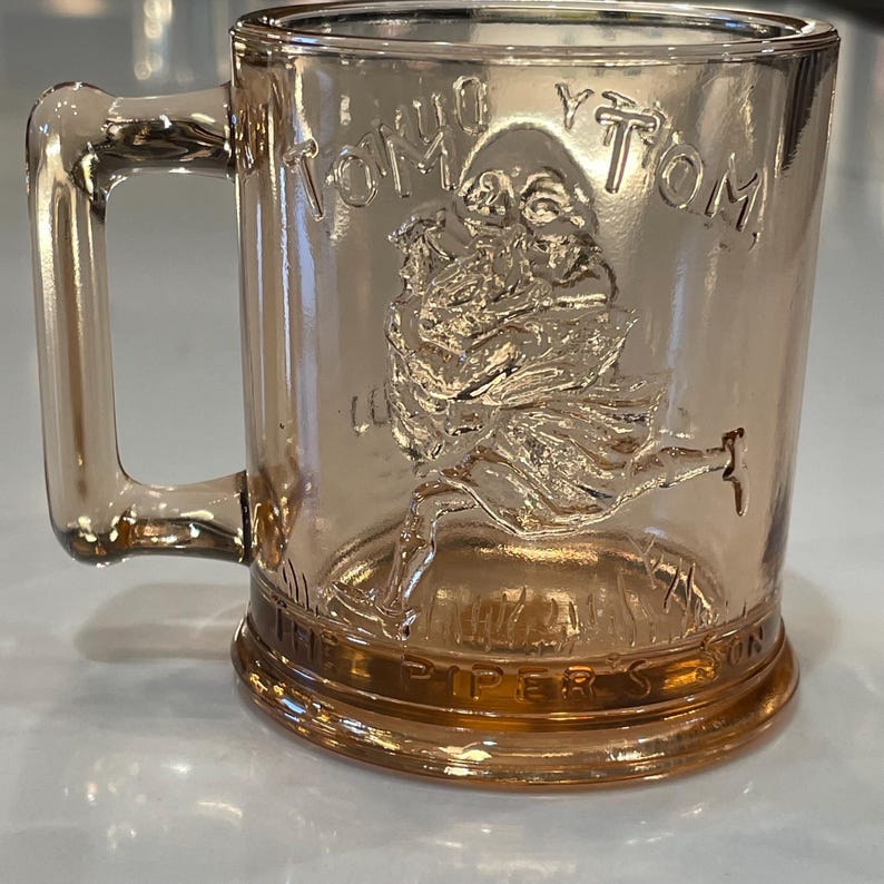 Vintage 1930s Tiara Glass Nursery Rhyme Mug, Humpty Dumpty - Etsy