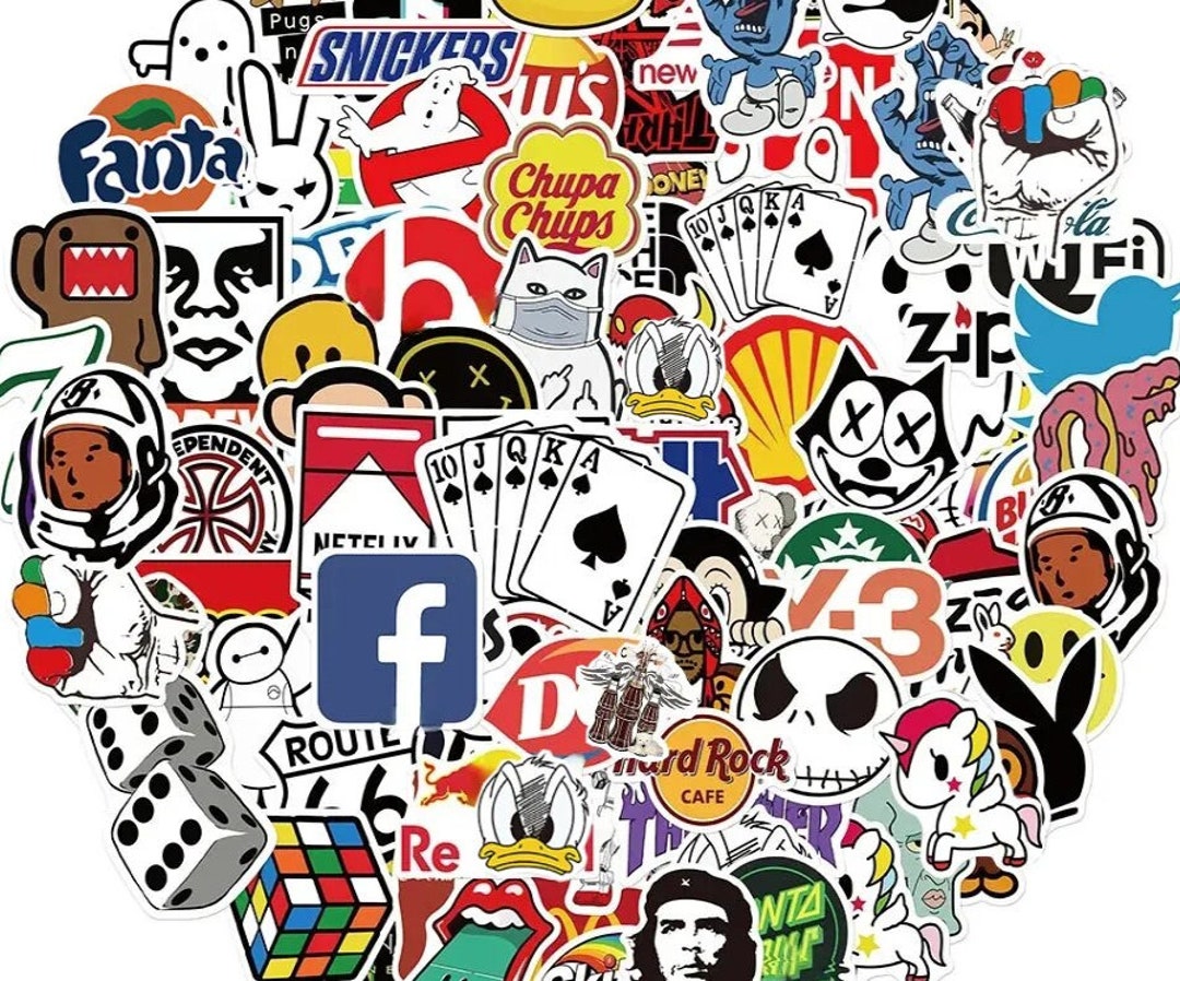 Disney Cool Fashion Brand Logo Stickers DIY Skateboard Laptop Luggage ...