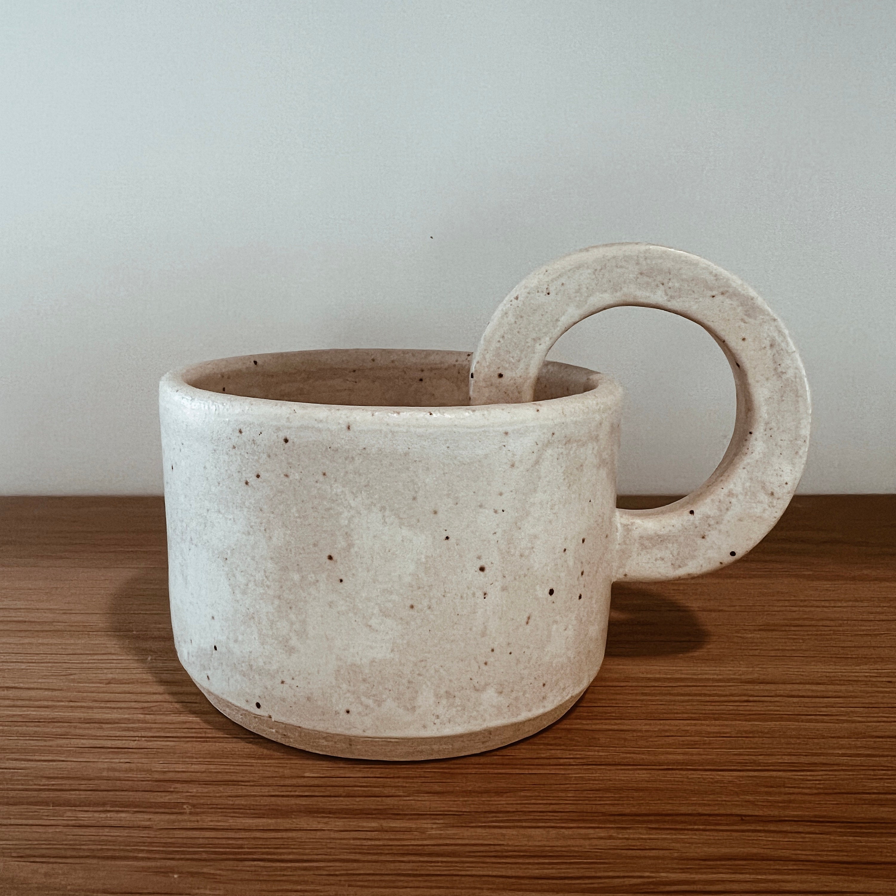 White Speckled Ceramic Espresso Mugs Set of 8 Coffee Cup Sake Shot ...