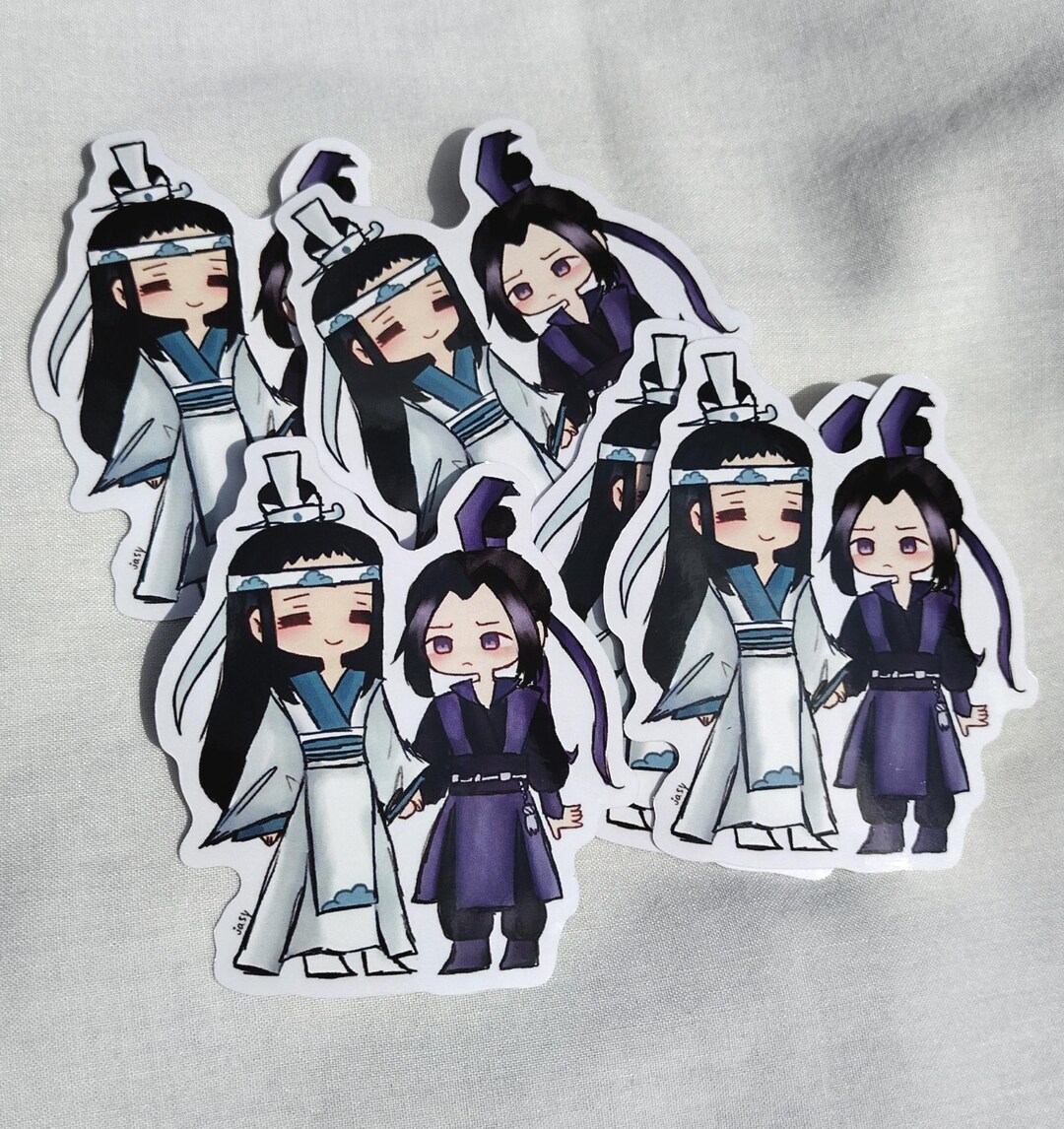 Vinyl Stickers 2.5 Inches Mo Dao Zu Shi Xicheng Jiang Cheng Lan Xichen ...