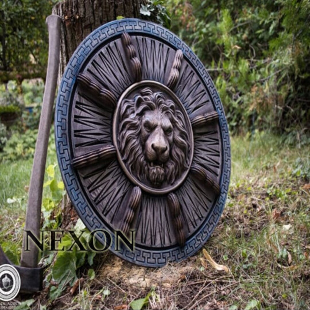 Lion Shield,wall Decor,wood Wall Art,handmade Home Decor,fathers Day ...