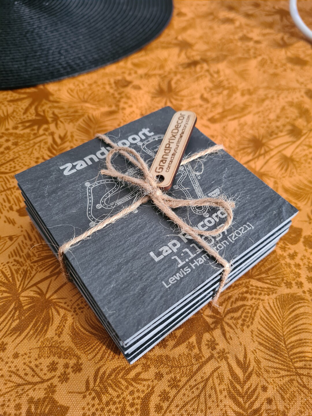 Zandvoort F1 Race Track Cocktail Slate Coaster Formula 1 Coaster Grand ...