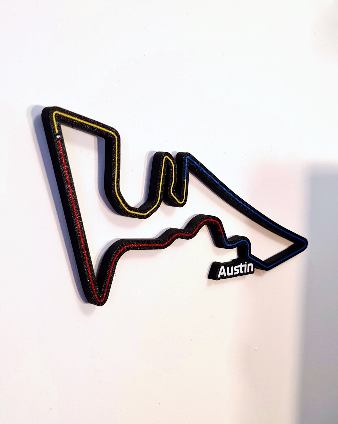 Austin COTA Formula 1 Grand Prix With Race Track 3d Printed Framed Wall ...