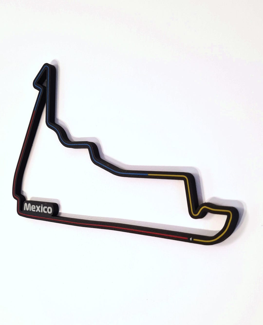 Mexican Formula 1 Grand Prix With Race Track 3d Printed - Framed Wall ...