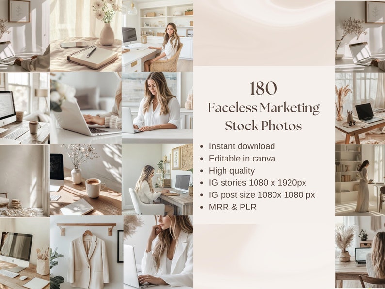 Neutral Aesthetic Faceless Marketing Stock Photos Minimalist Stock ...