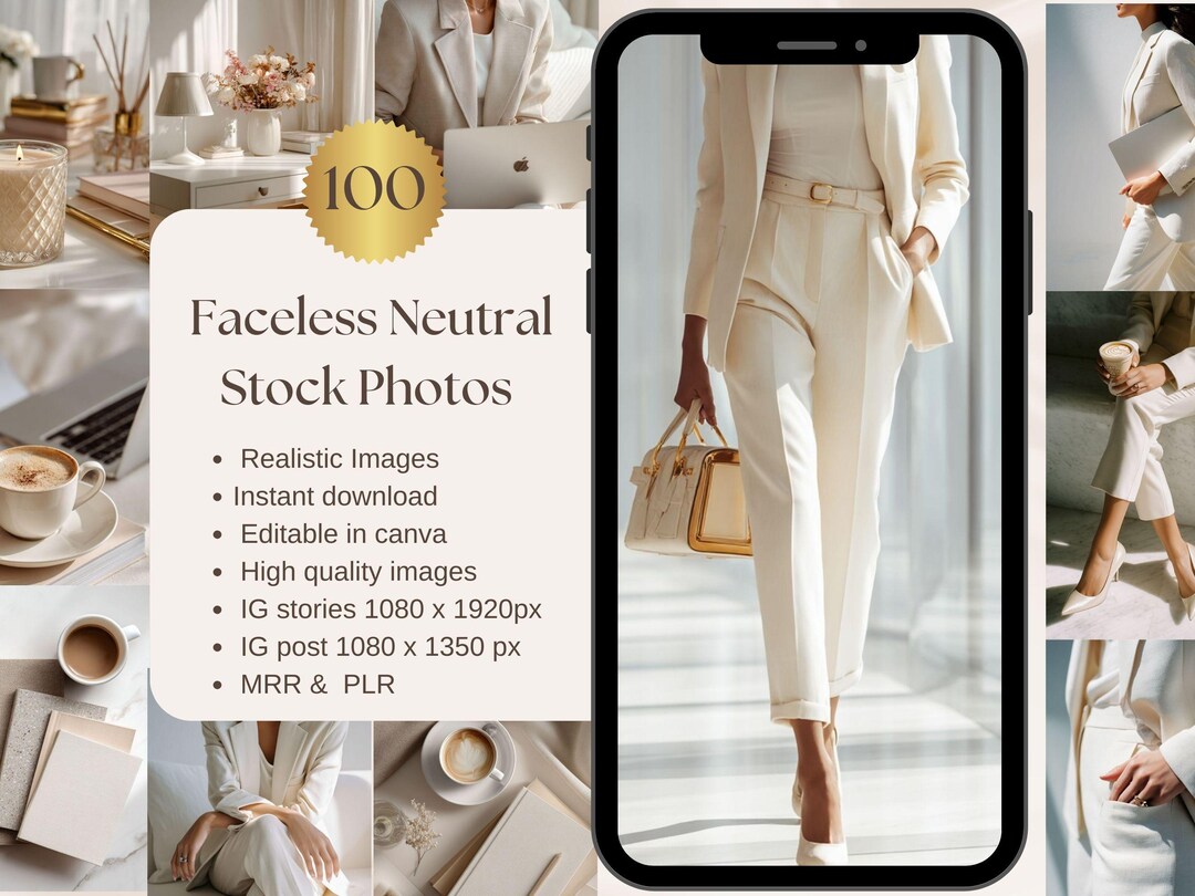 Faceless Marketing Stock Photos Neutral Aesthetic Instagram Reel Cover ...