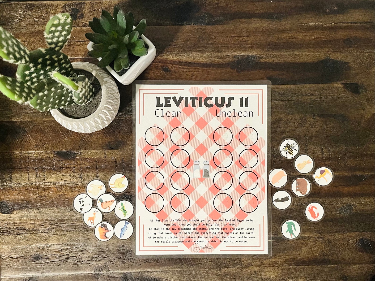 Clean and Unclean Food Bible Activity Preschool Printable - Etsy