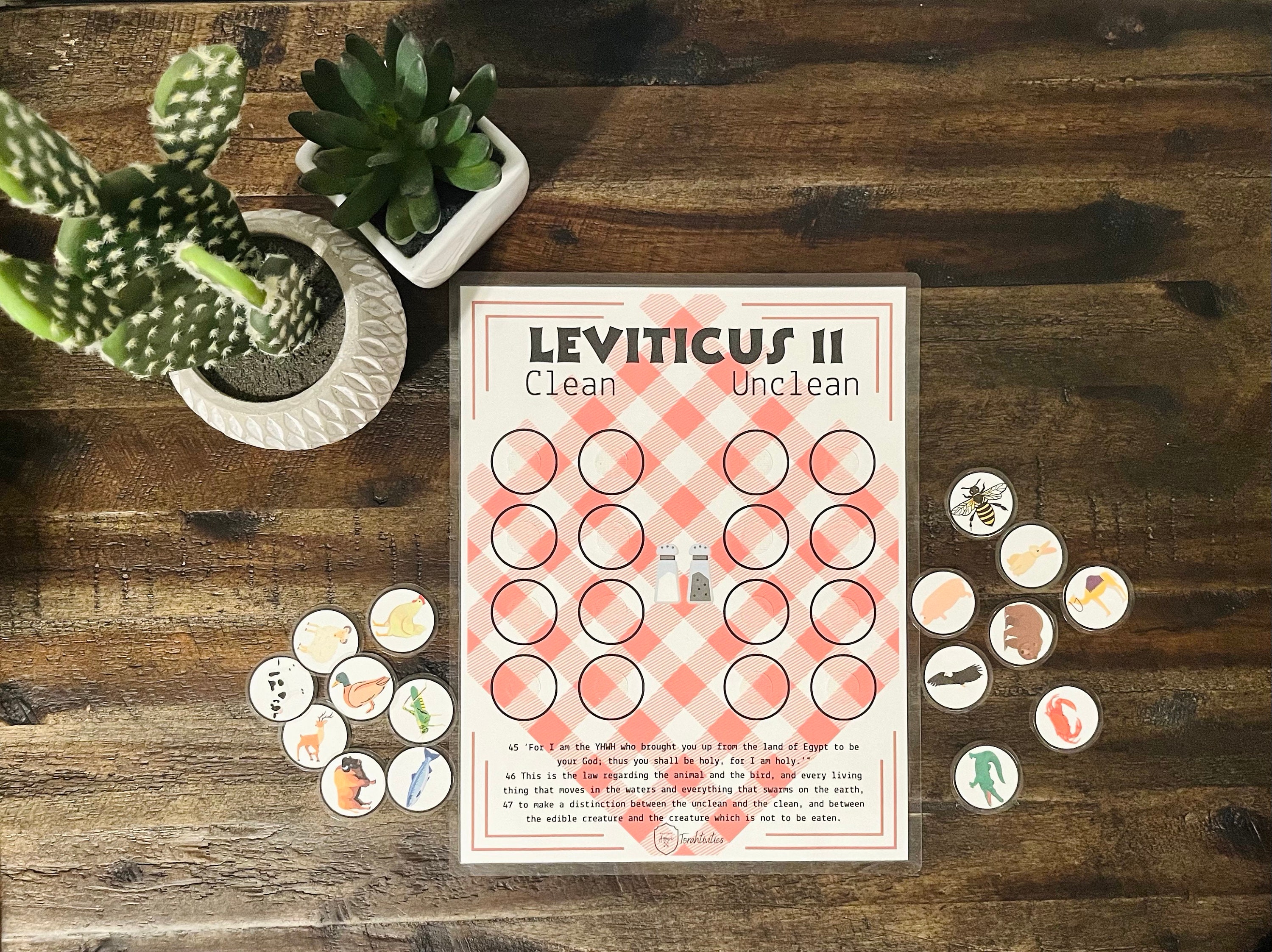 Clean and Unclean Food Bible Activity Preschool Printable - Etsy