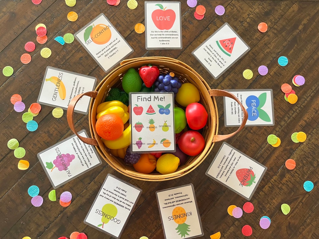 Fruit of the Spirit, Preschool Printable, Bible Verse, Galatians ...