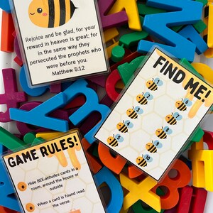 Beatitudes Bible Game, Sunday School Scavenger Hunt, Preschool ...