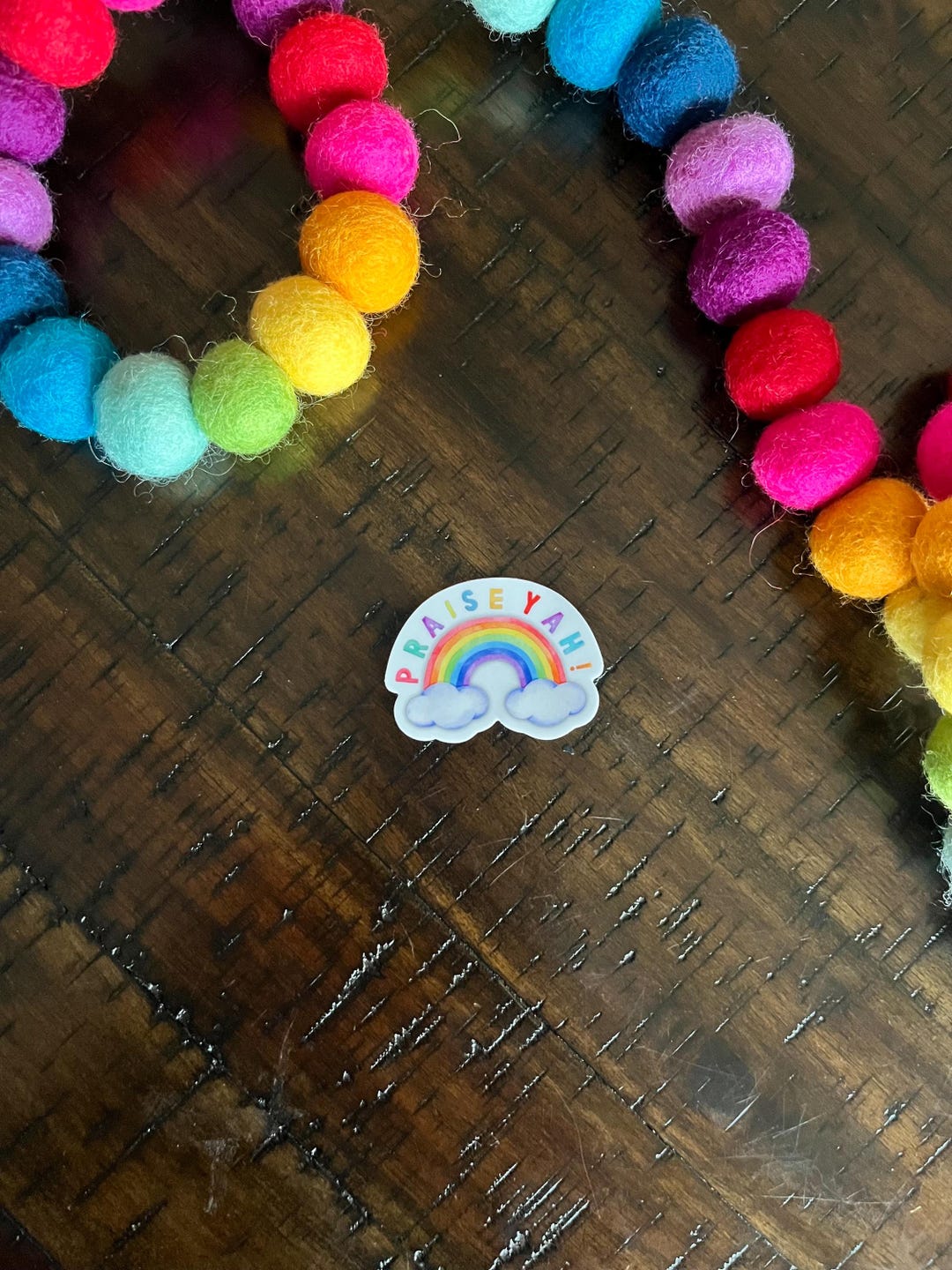 Praise Yah Sticker, Rainbow Covenant Water Bottle Sticker, Christian ...