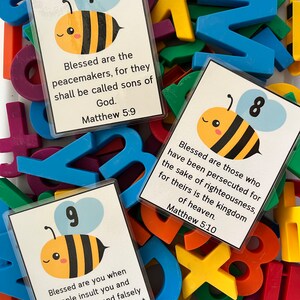 Beatitudes Bible Game, Sunday School Scavenger Hunt, Preschool ...