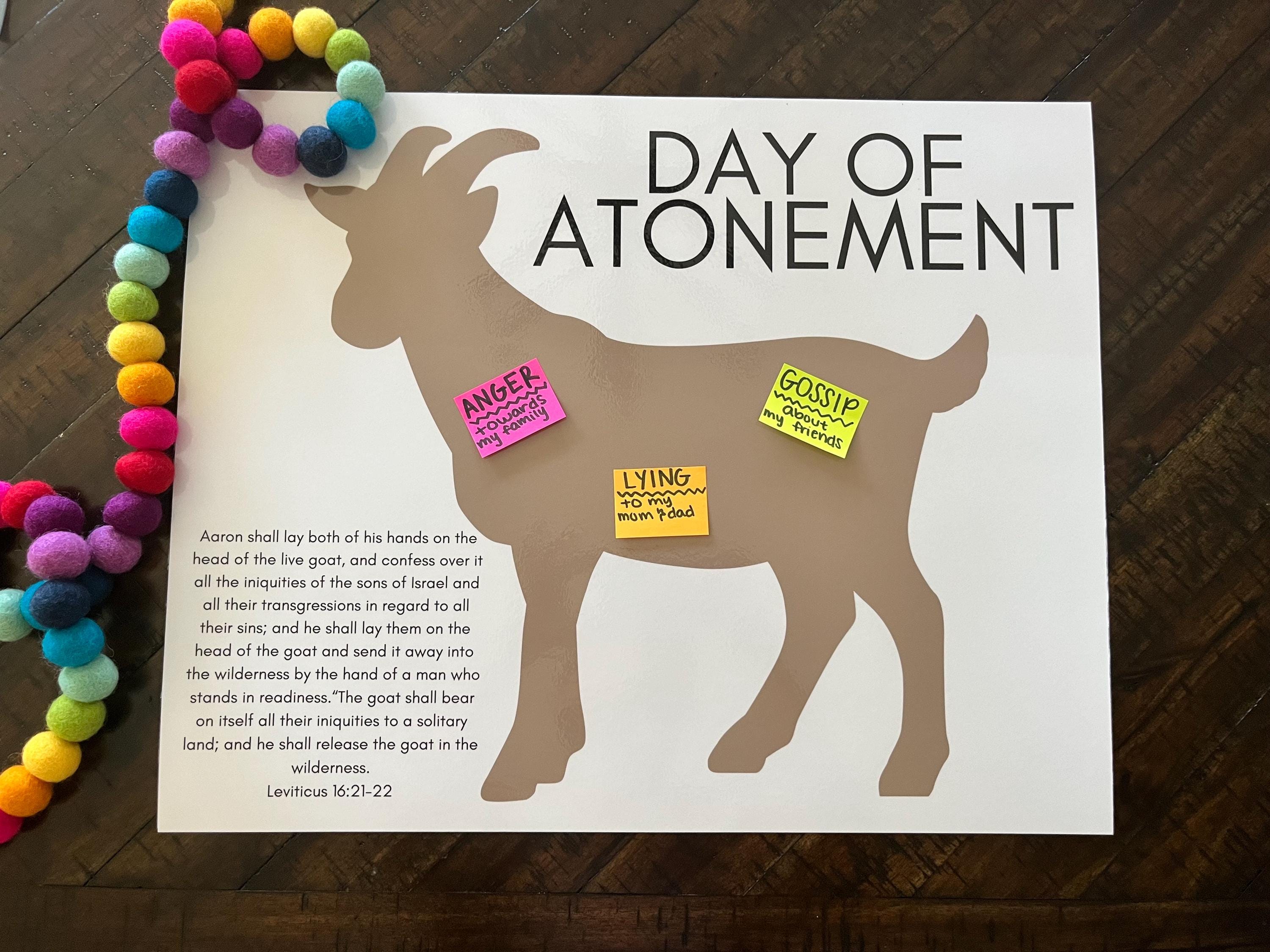 Day of Atonement, Yom Kippur, Appointed Times Printable, Kids Memory ...
