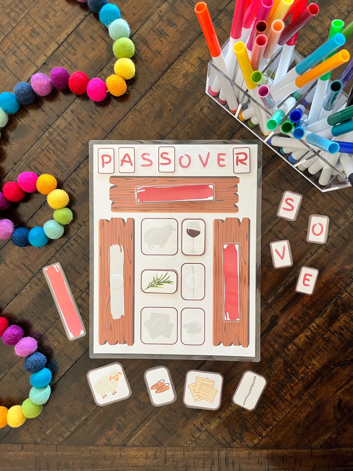 Passover Matching Game, Spring Feast Printable, Pesach Education, Torah ...