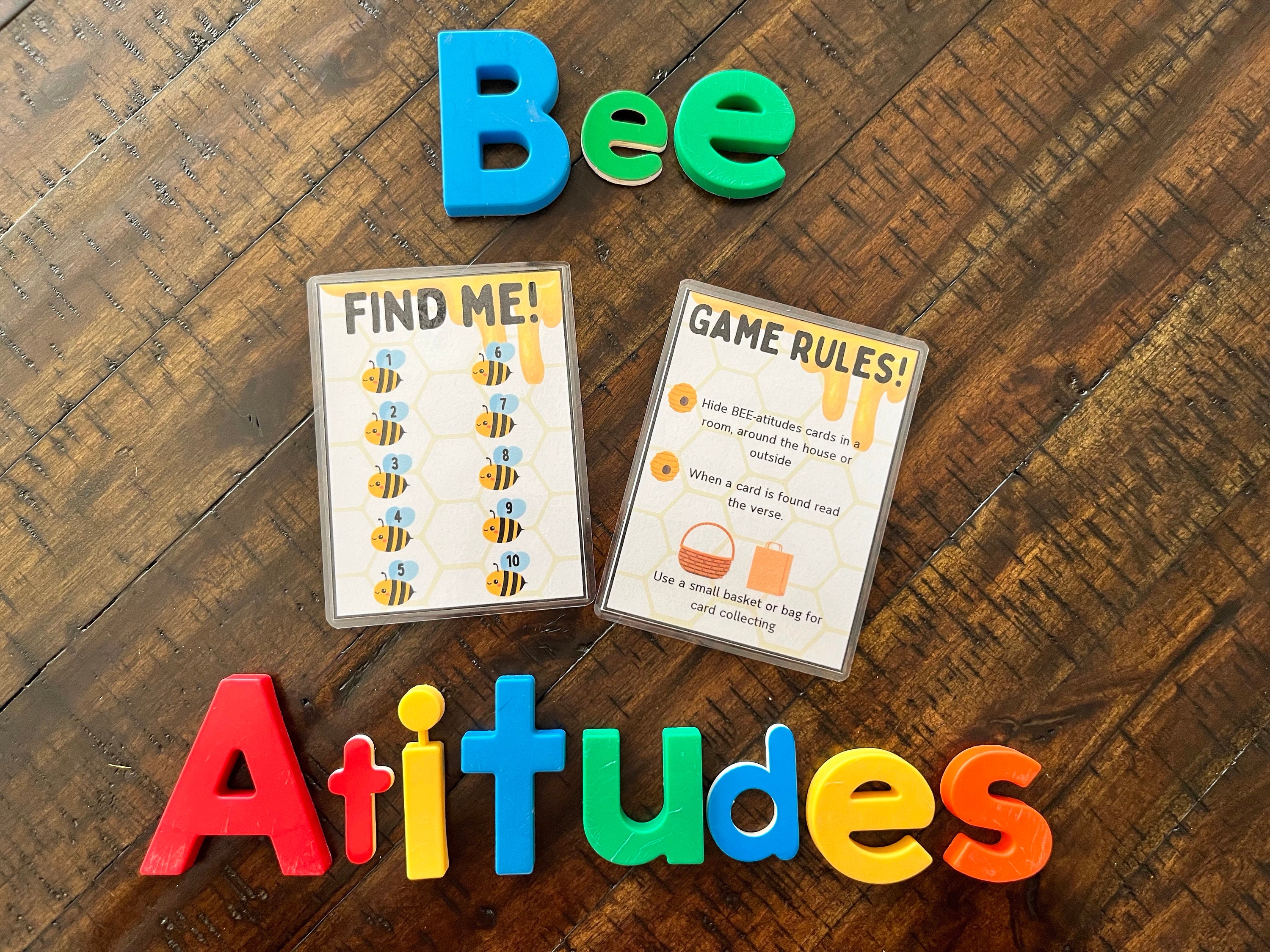 Beatitudes Bible Game, Sunday School Scavenger Hunt, Preschool ...