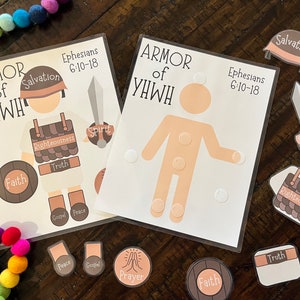 Armor of God, Ephesians Preschool Activity, Homeschool Curriculum, Kids ...