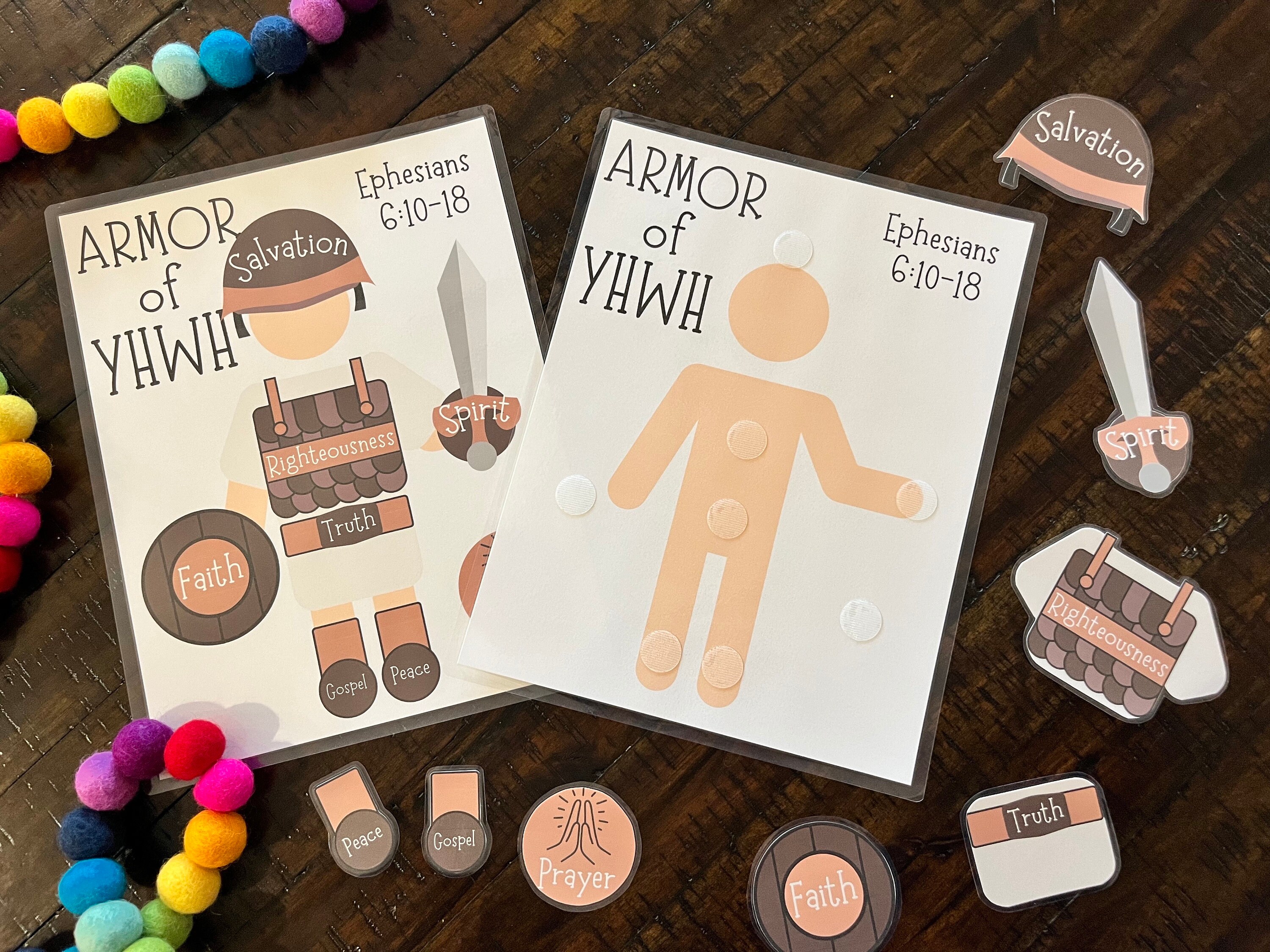 Armor of God, Ephesians Preschool Activity, Homeschool Curriculum, Kids ...