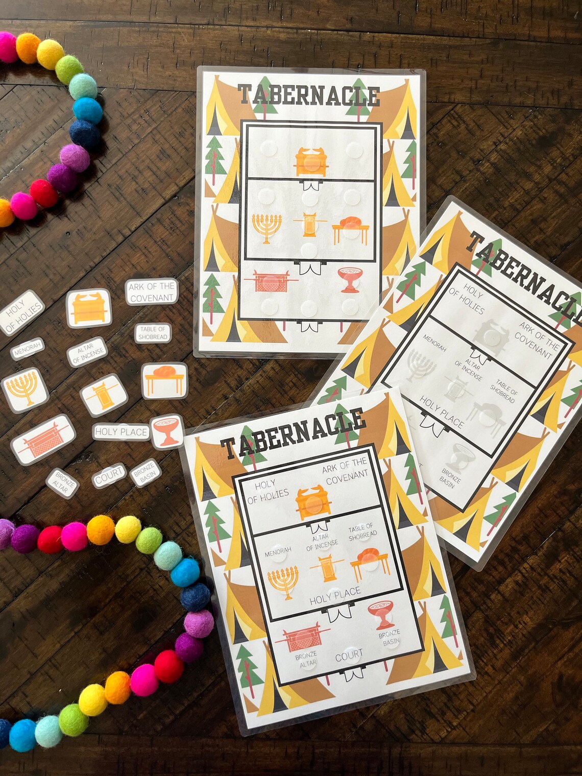 Tabernacle Bible Activity, Kids Bible Study, Preschool Printable ...