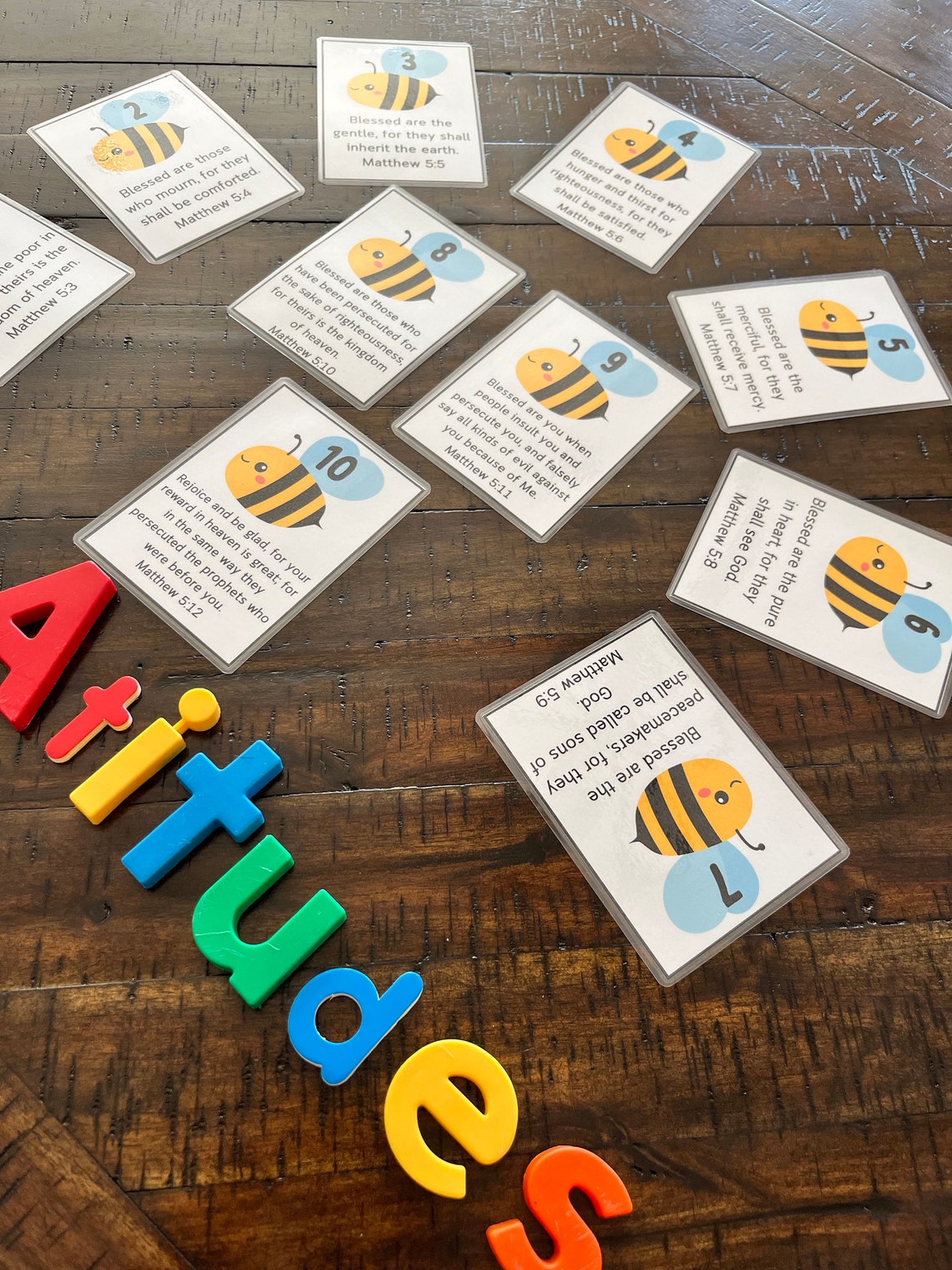 Beatitudes Bible Game, Sunday School Scavenger Hunt, Preschool ...