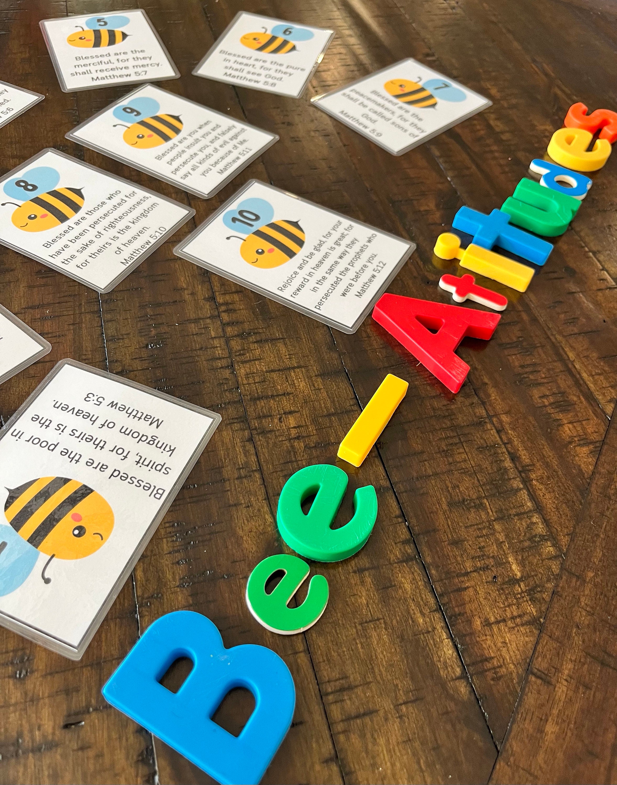 Beatitudes Bible Game, Sunday School Scavenger Hunt, Preschool ...