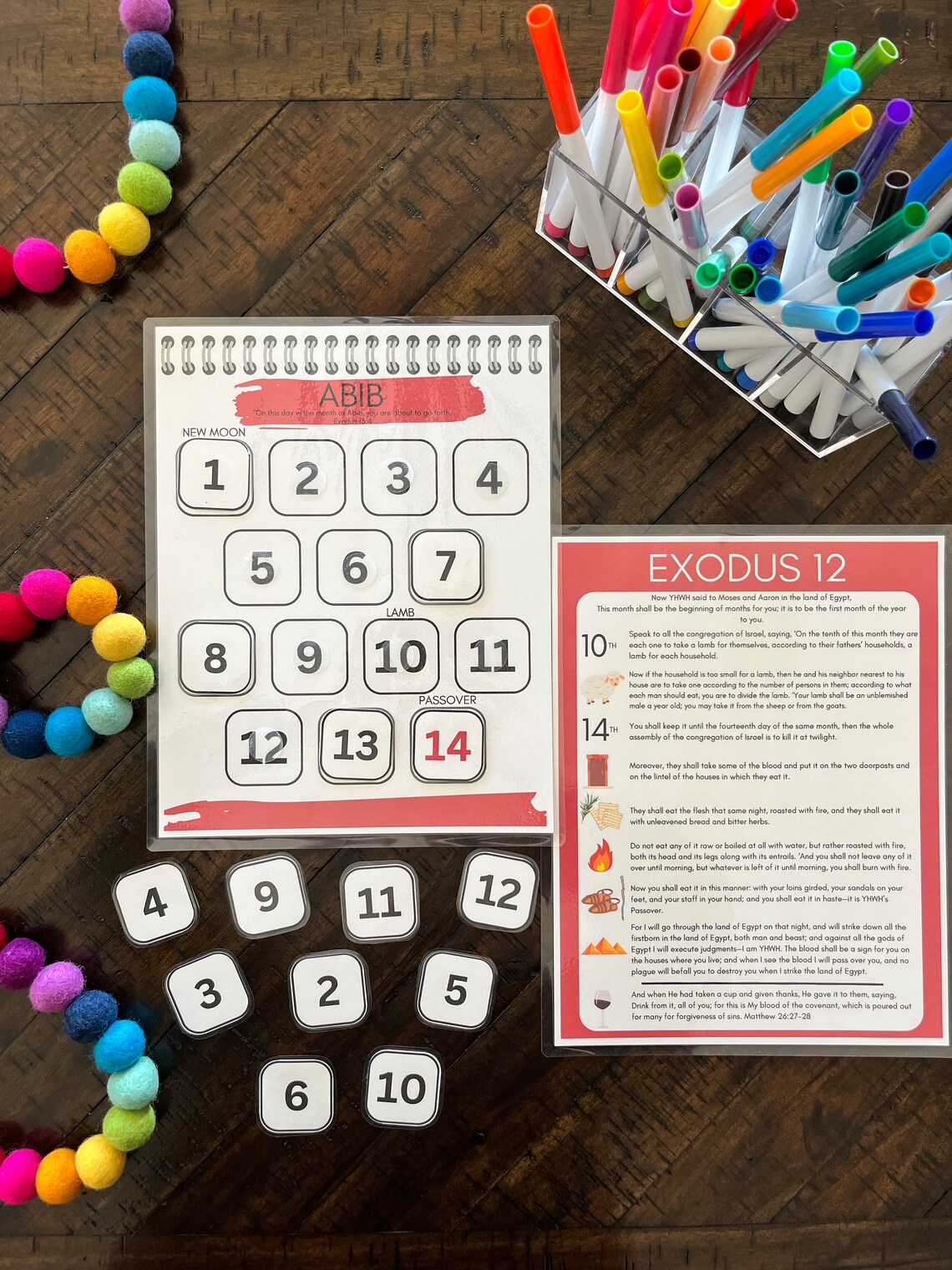 Passover Matching Game, Spring Feast Printable, Pesach Education, Torah ...