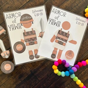 Armor of God, Ephesians Preschool Activity, Homeschool Curriculum, Kids ...