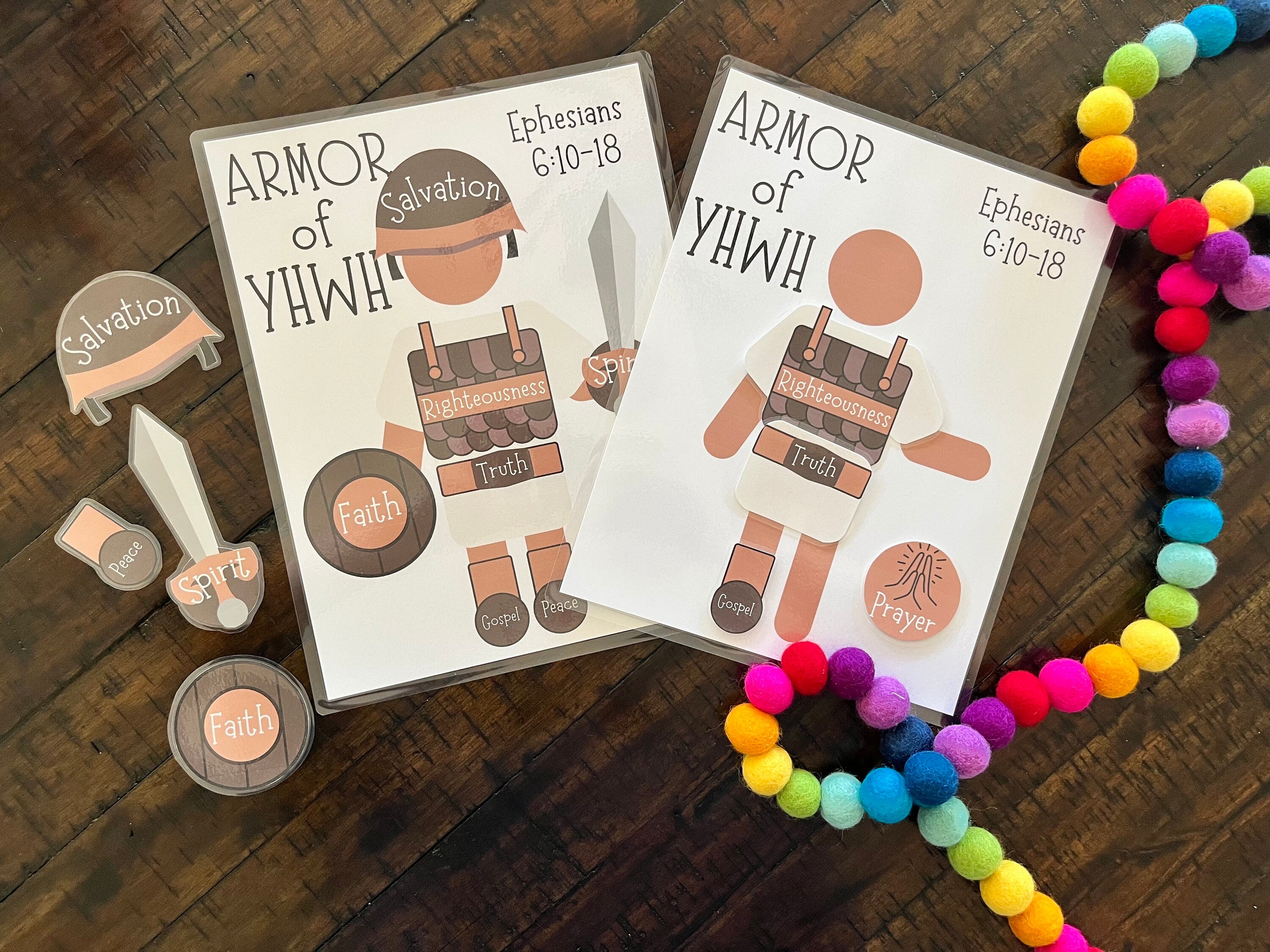 Armor of God, Ephesians Preschool Activity, Homeschool Curriculum, Kids ...