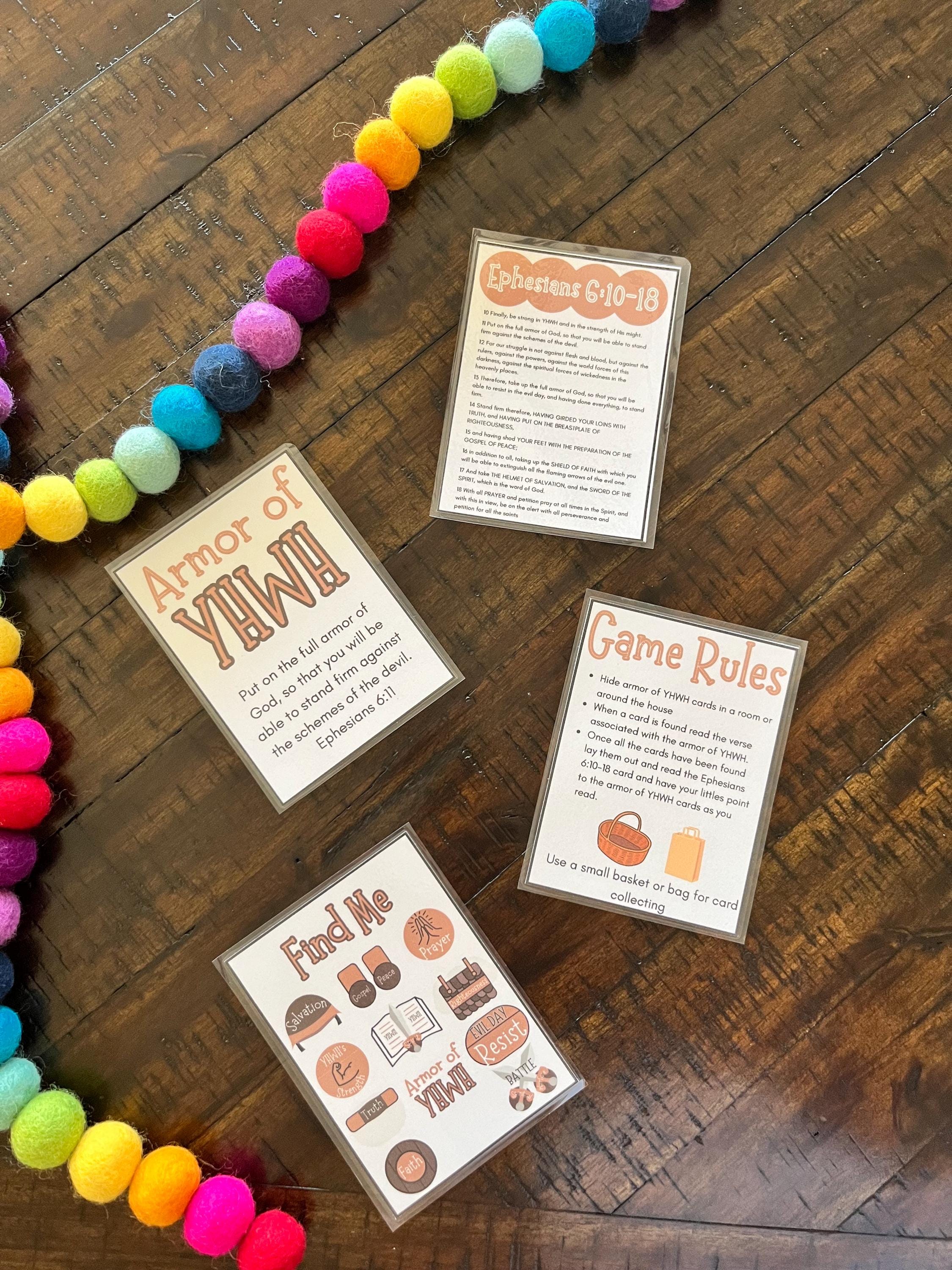 Armor of God, Ephesians Preschool Activity, Homeschool Curriculum, Kids ...